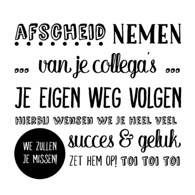 Afscheid van collega's - De Regenboog - De Wingerd